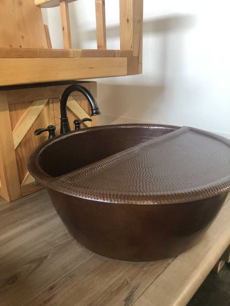 Copper Foot Soaking Pedicure Bowl Spa | Pedicure Bowls