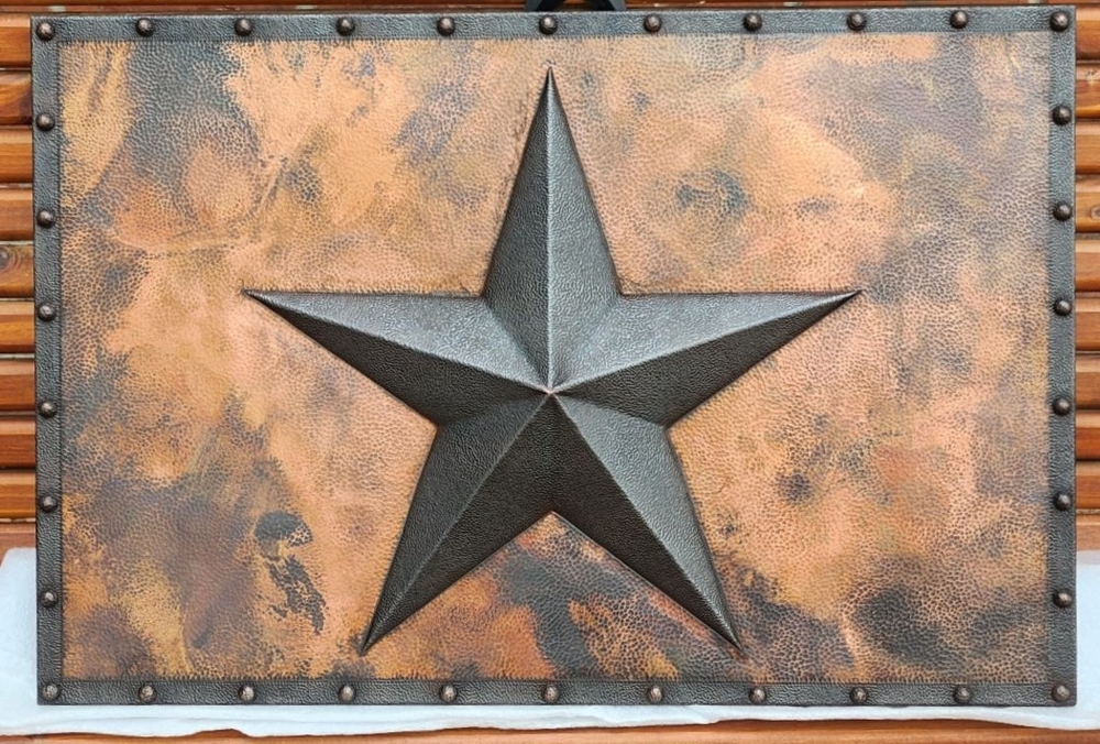 Large 30" x 20" Gorgeous TEXAS STAR Copper Backsplash Tile | Copper Tiles
