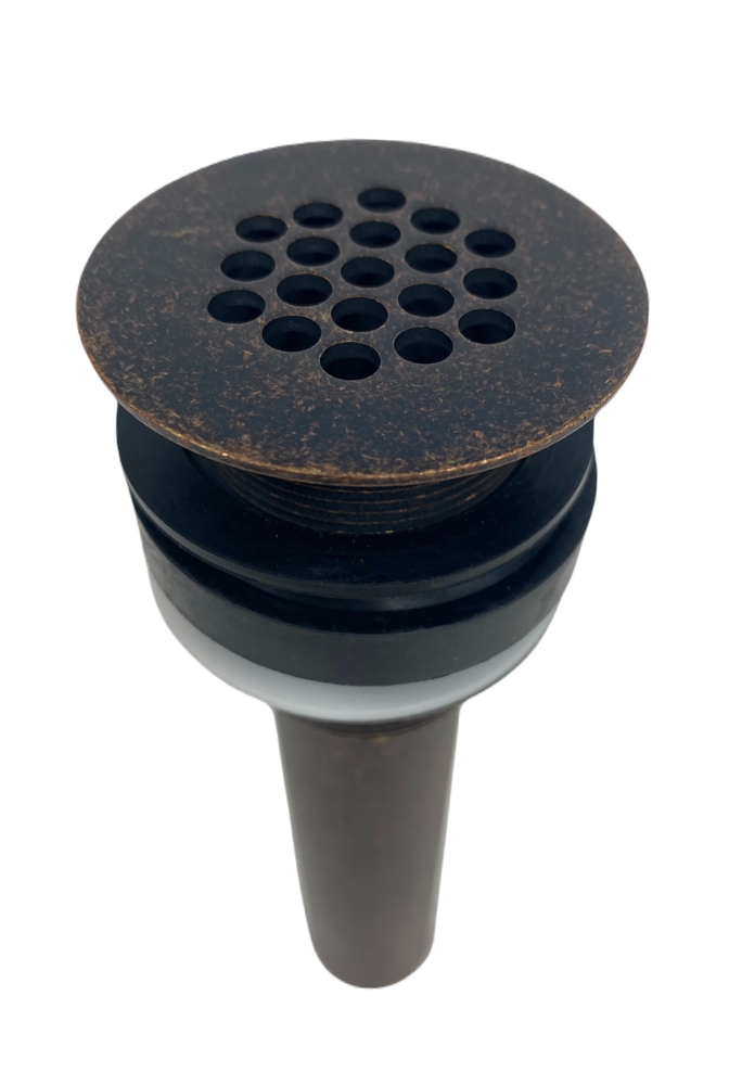 1-1/2" 19 Hole Grid Drain for Copper Bath Sinks Non-OverFlow | 1-1/2 ...